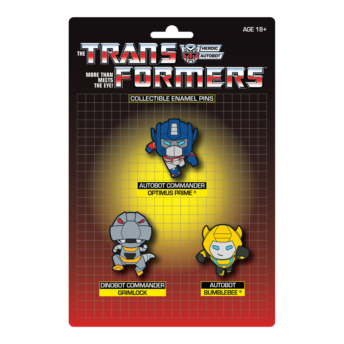 Transformers Autobots Kawaii Pin Set | Icon Heroes
