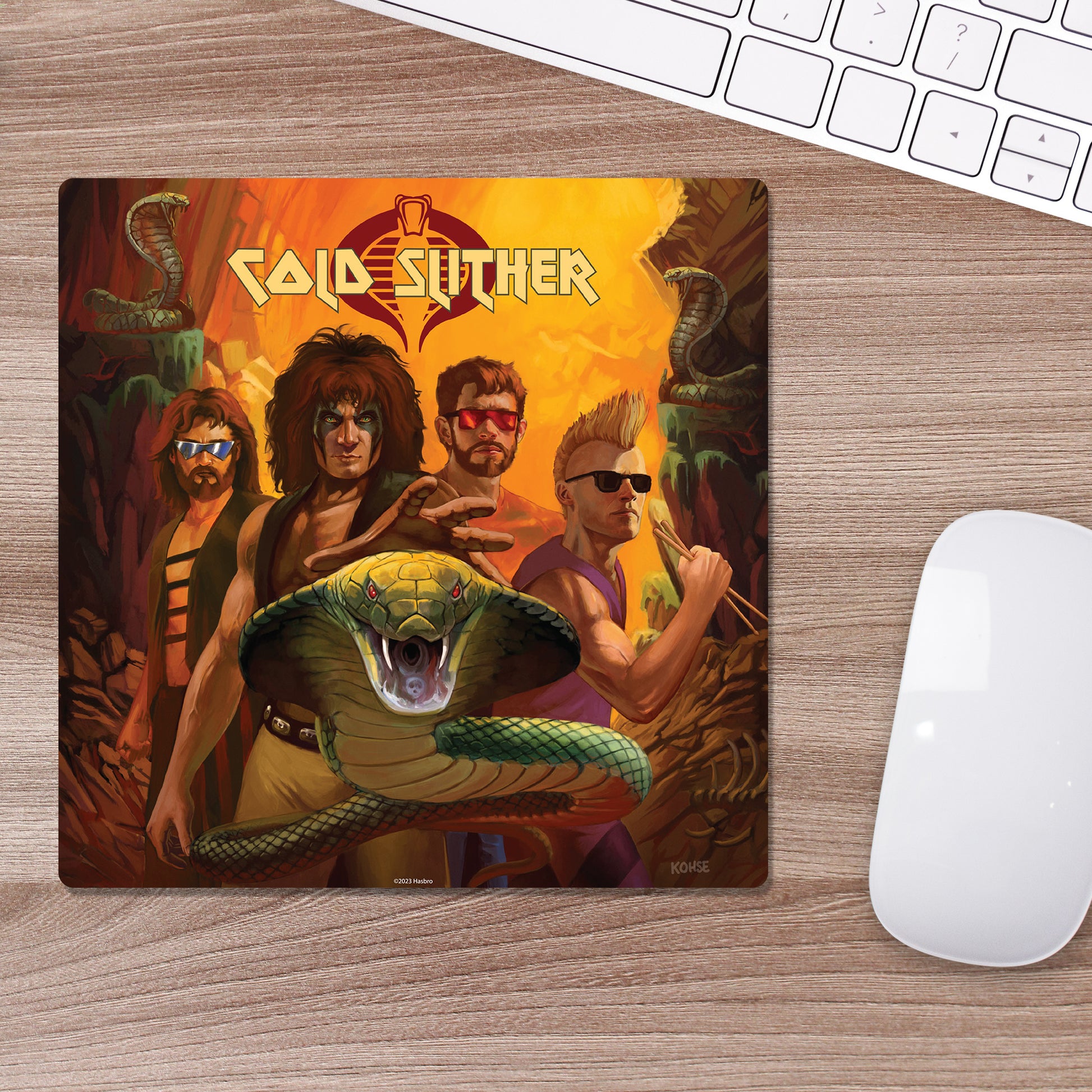 G.I. Joe Mouse Pad We Are Cold Slither Icon Heroes – Icon Heroes