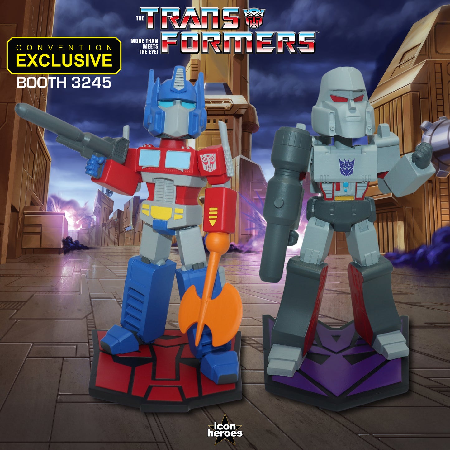 Transformers Bobbleheads Megatron Optimus Prime Icon Heroes – Icon Heroes