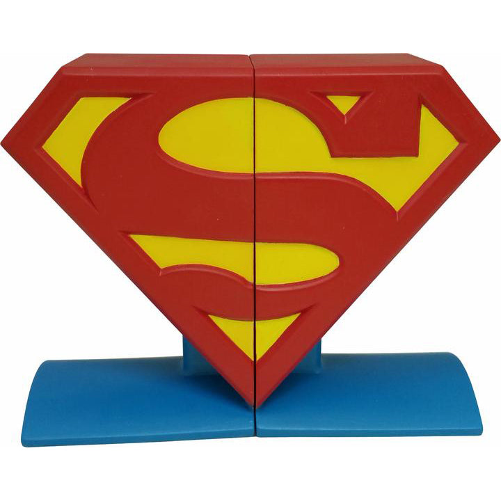 DC Comics Superman Logo Bookends | Icon Heroes