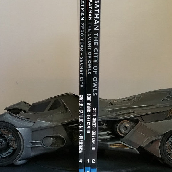 DC Comics Batman: Arkham Knight Batmobile Statue Bookend | Icon Heroes