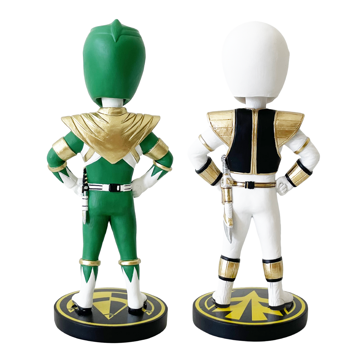 Power Rangers Green Ranger X White Ranger Bobbleheads (SDCC Exclusive ...