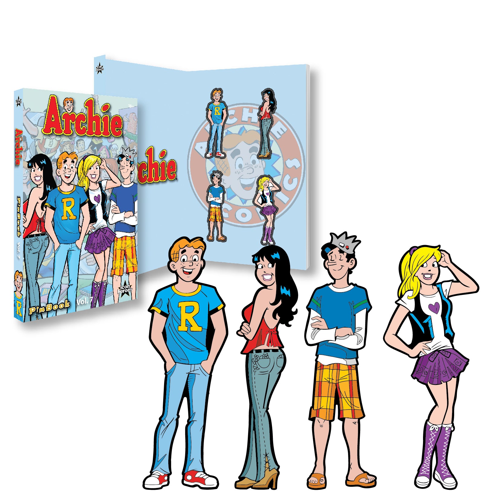 Archie Comics Pins PinBook Vol. 7 Icon Heroes – Icon Heroes
