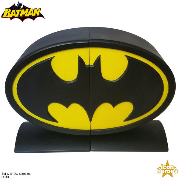 DC Comics Batman Logo Bookends – Icon Heroes