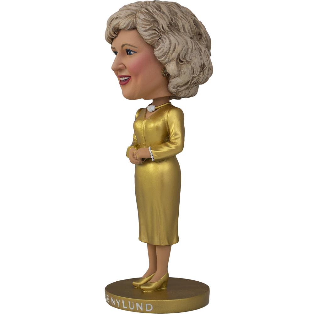 The Golden Girls Rose Nylund Gold Dress Bobblehead - Exclusive | Icon ...