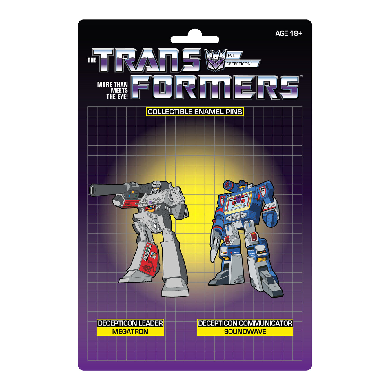 Transformers Pins Decepticons Megatron and Soundwave Icon Heroes – Icon ...