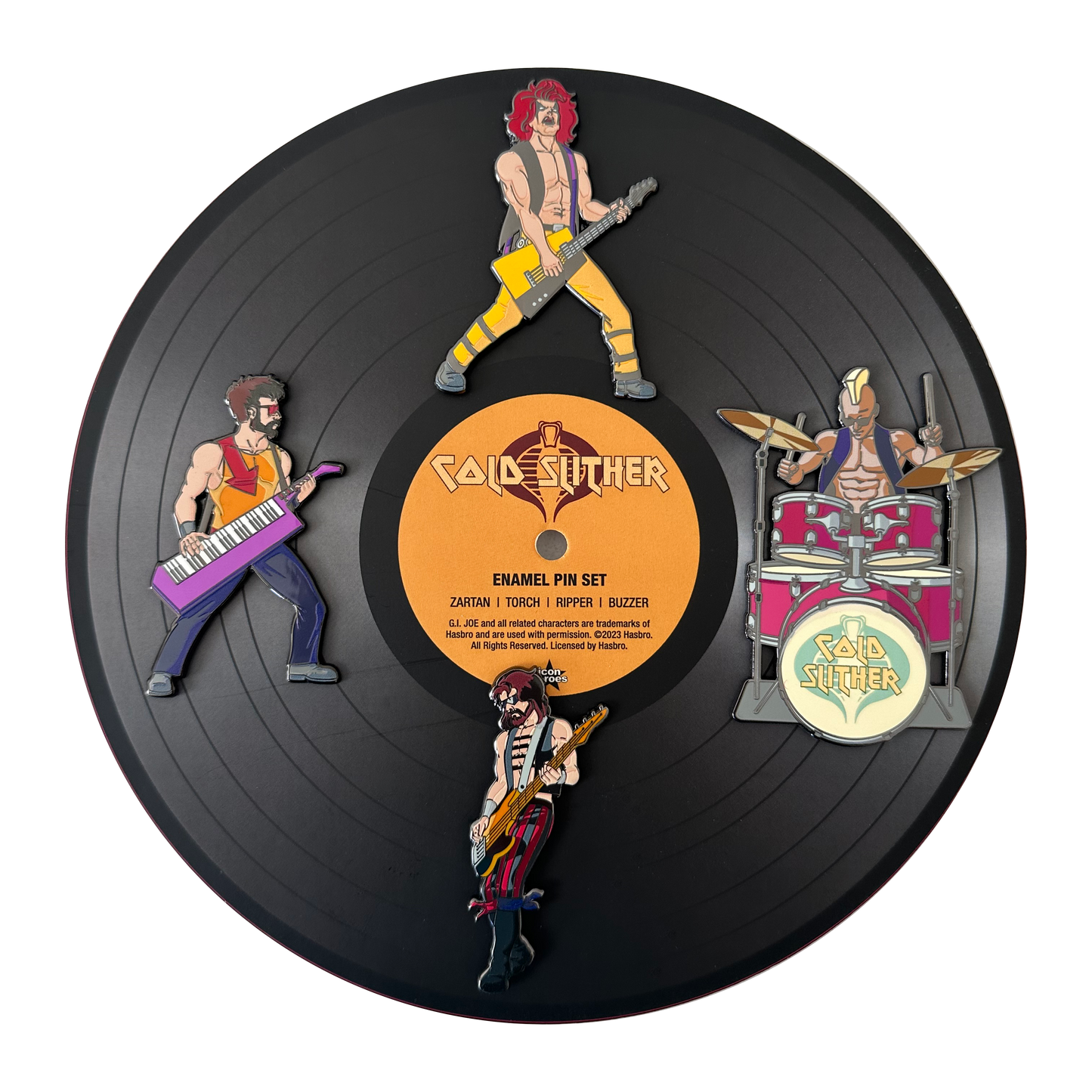 G.I. Joe Cobra Pins We Are Cold Slither Icon Heroes – Icon Heroes
