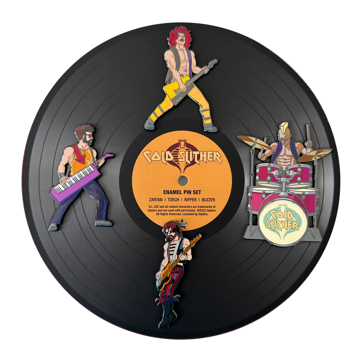 G.I. Joe We Are Cold Slither Pins Box Set (SDCC Exclusive) | Icon Heroes