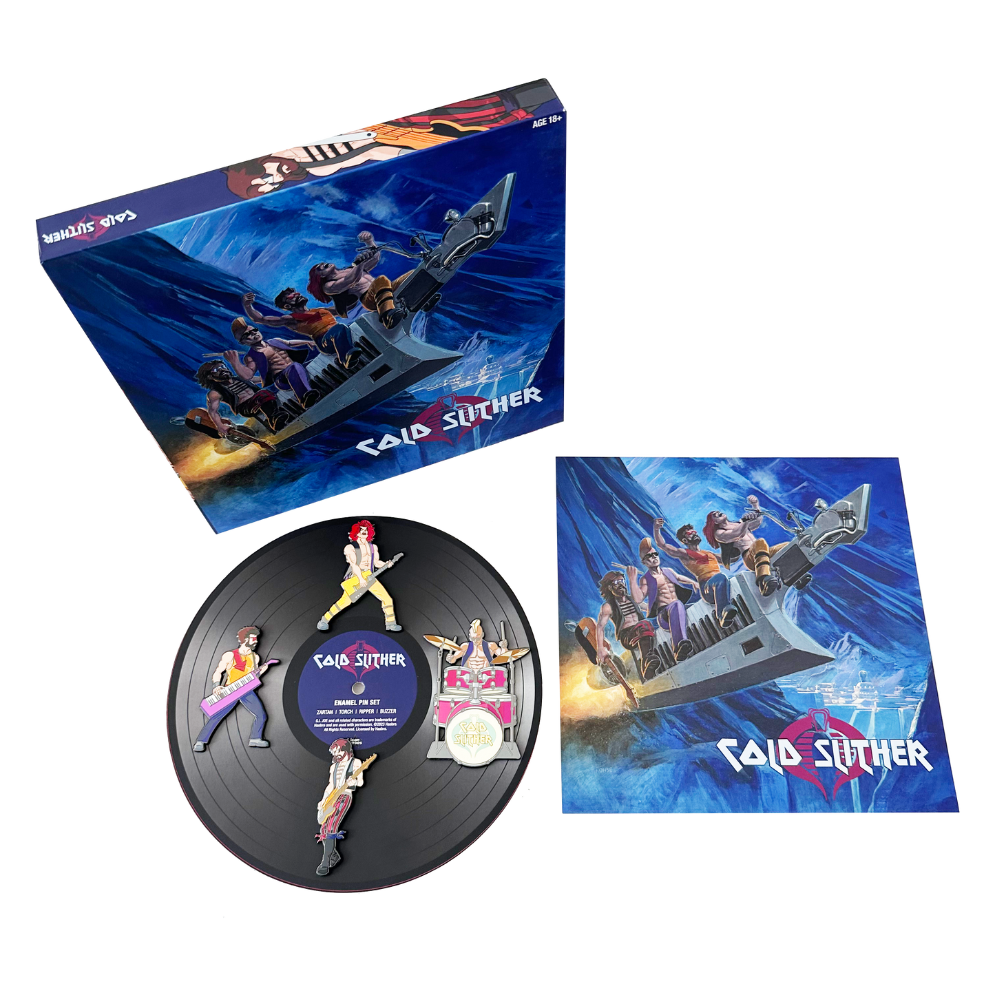 G.I. Joe Cobra Pins You'll Be Joining Us Cold Slither Icon Heroes ...