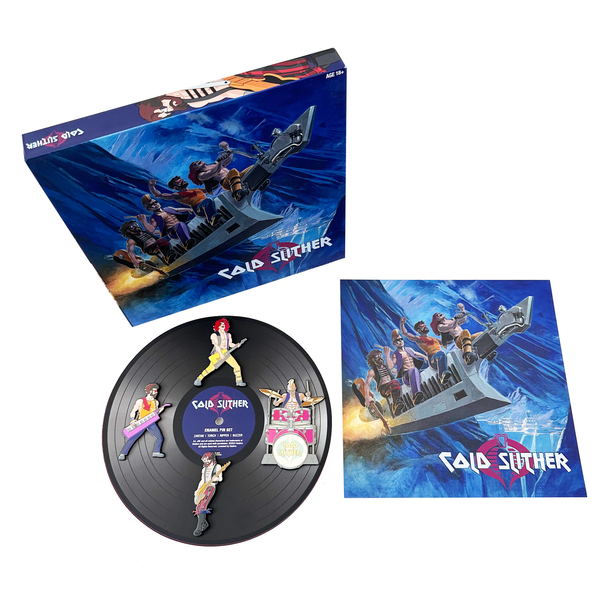 G.I. Joe Cold Slither You'll Be Joining Us Pins Box Set | Icon Heroes