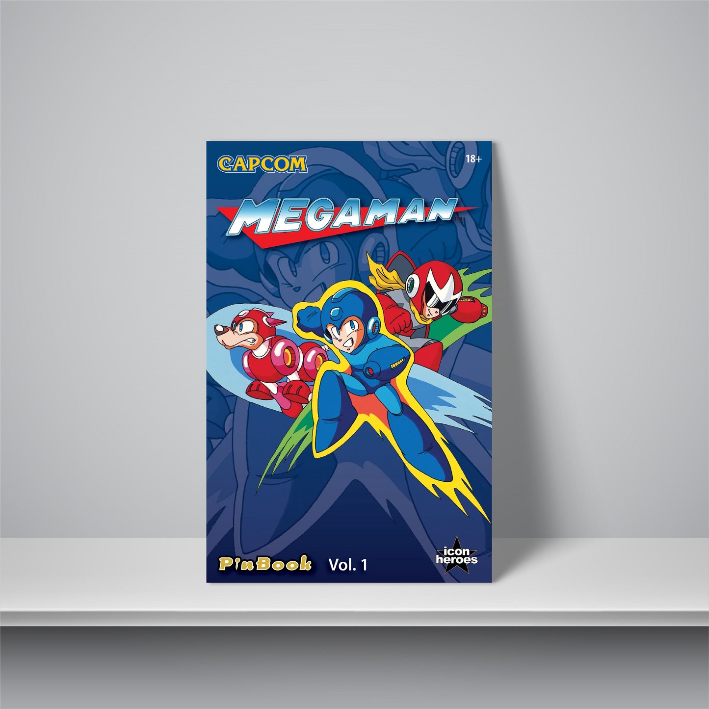Mega Man Pins PinBook Vol. 1 – Icon Heroes