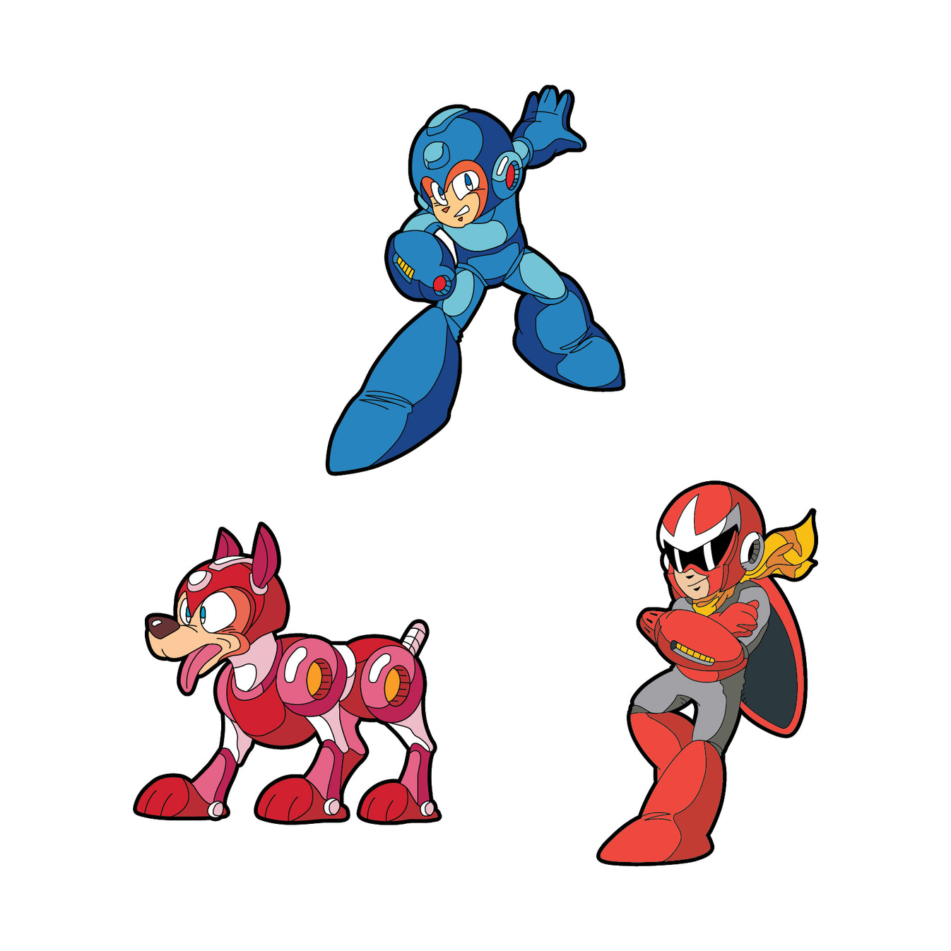 Mega Man Pins PinBook Vol. 1 – Icon Heroes