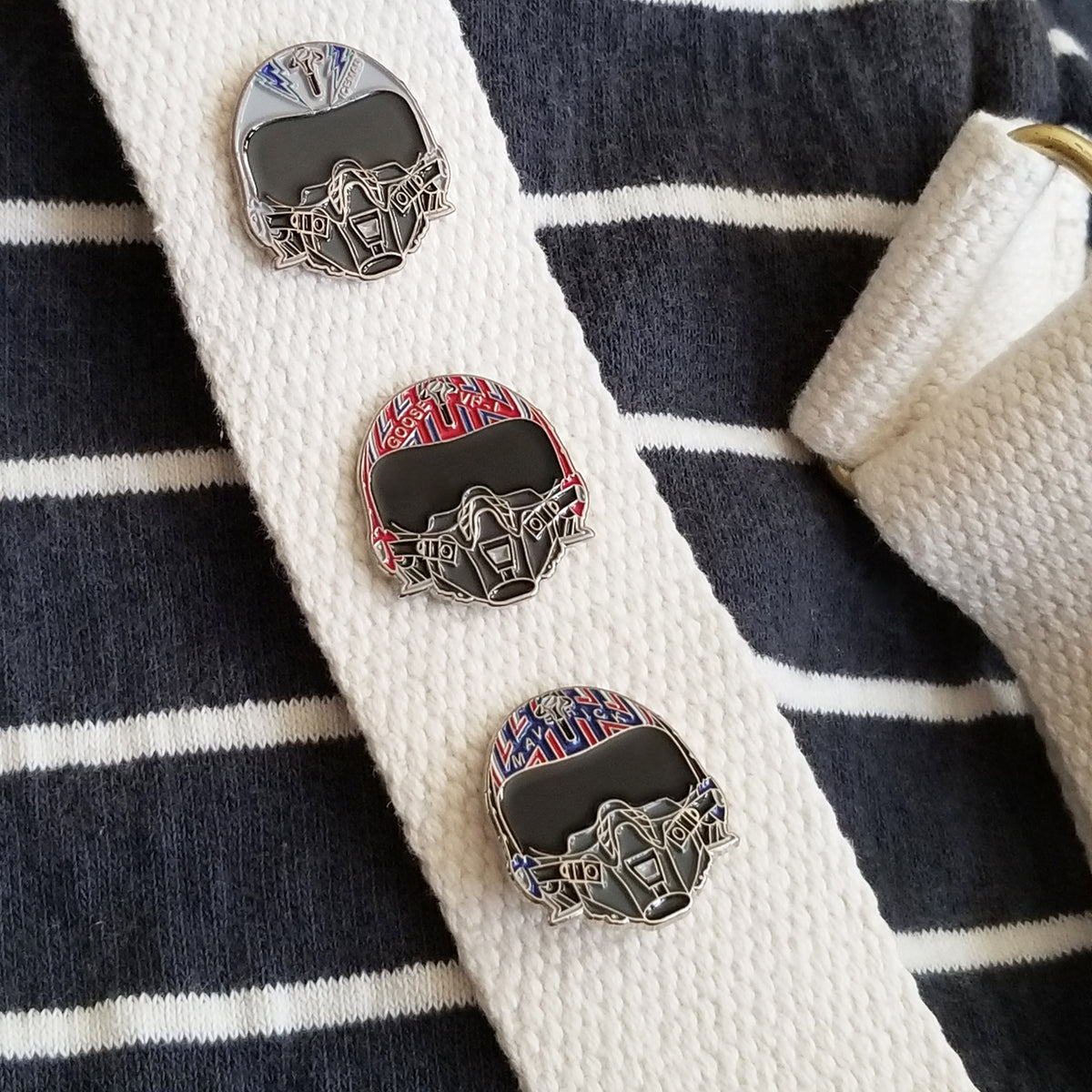 Helmets of Top Gun Collectible Enamel Pin Set Exclusive | Icon Heroes