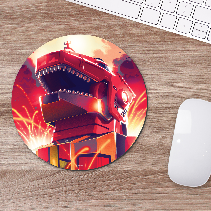 Icon Heroes Tyrannosaurus Zord Power Rangers Mouse Pad