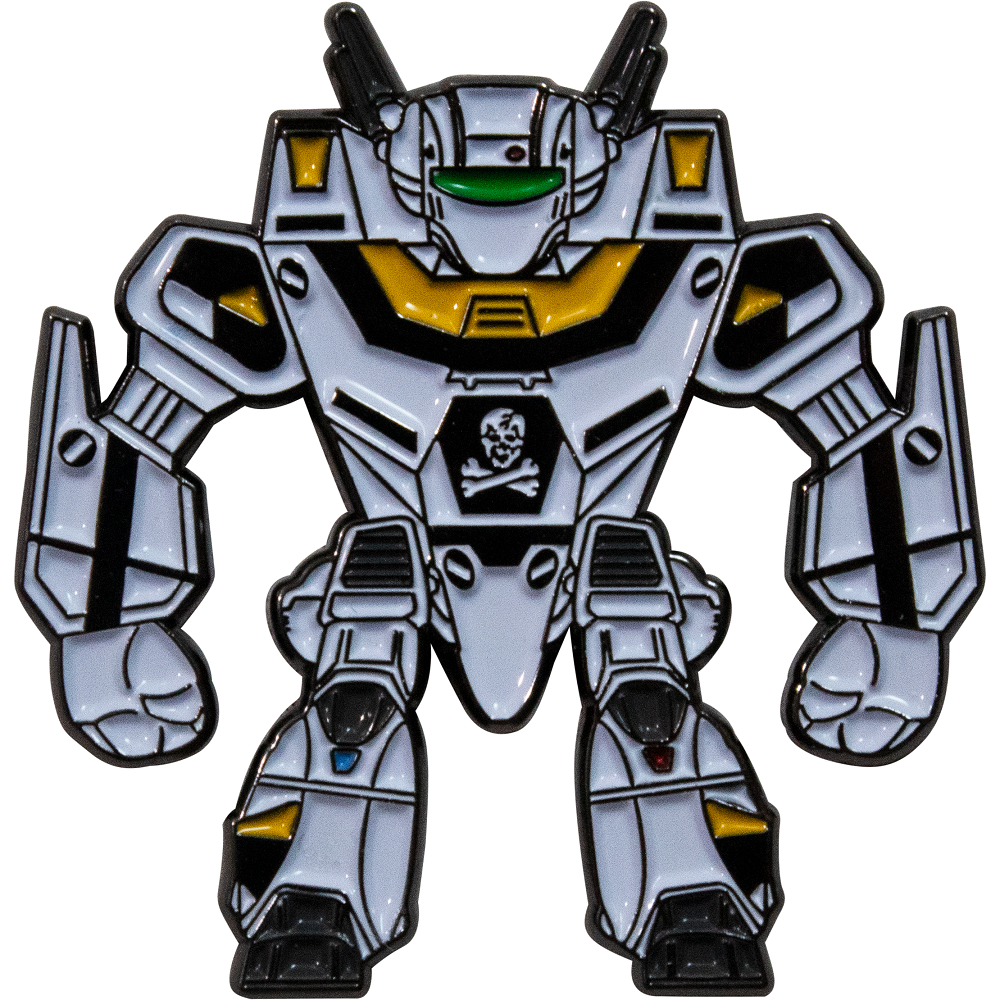 Robotech VF-1S Roy Fokker Skull Leader Enamel Pin - Exclusive | Icon Heroes